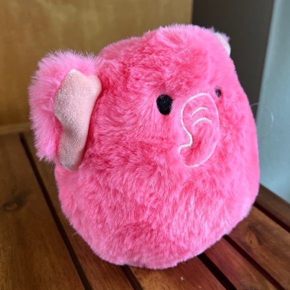 Squishmallows | Toys | Nwt 5 Fuzzy Kyla The Pink Elephant Fuzzamallow ...